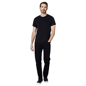 Levi's® Mens 541 Athletic Taper - Jeans for Men - Relaxed Fit - Button Closure - Zip-Fly - Classic-Five Pocket Black Leaf 34 32