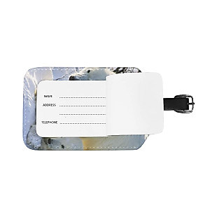 Auskid Polar Baby Bear Luggage Tags Travel ID Labels Tag For Baggage Suitcases 1 Piece