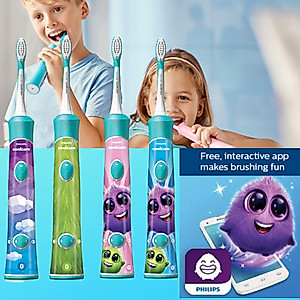 Philips Sonicare for Kids Ice Age, Bluetooth Connected Rechargeable Electric Toothbrush, HX6321/05
