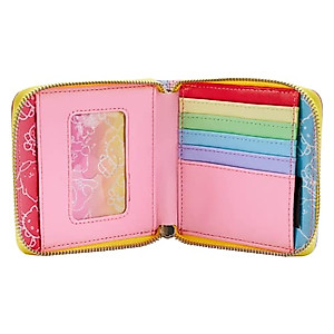 Loungefly Hello Kitty and Friends Color Block Zip Around Wallet