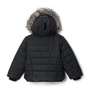 Columbia Youth Girls Katelyn Crest II Hooded Jacket, Black, X-Large