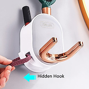 MACIMO Wall Mounted Hair Dryer Holder Foldable Bathroom Wall Organizer Storage Holder Home Hair Brush Storage Bracket Foldable, Self Adhesive (Color : Gray)