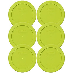Pyrex 7200-PC 1122866 2 Cup Green Edamame Lid (6-Pack)