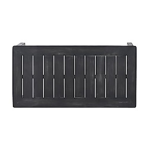 Merax Outdoor Acacia Wood Loveseat and Coffee Table Patio Conversation Set with Cushions