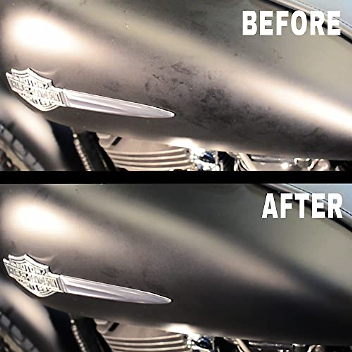 Flitz FM 11506 Flat Matte Finish Cleaner, 16 oz. Spray Bottle , Black