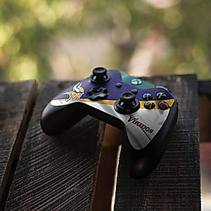 Skinit Decal Gaming Skin compatible with Xbox One Controller - Officially Licensed NFL Minnesota Vikings Design