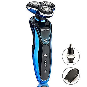 FEIPUDA Electric Razor for Men Rotary Shavers Electric Shaver Waterproof Sideburns Trimmer Nose Trimmer
