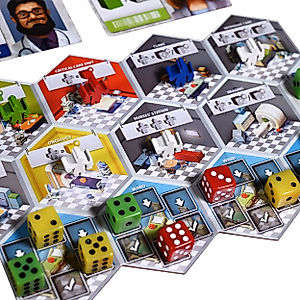Alley Cat Games Dice Hospital, Mixed Colours