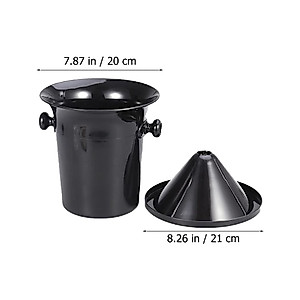 DOITOOL 4Pcs Wine Tasting Spittoons Wine Tasting Dump Bucket Spittoon Champagne Bucket Spit Wine Barrels Cold Wine Barrels Ice Bucket