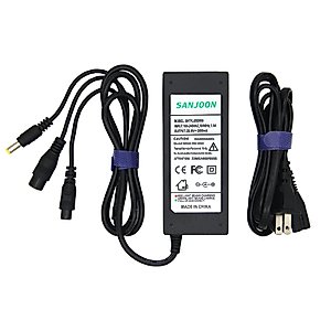 3 in 1 Universal Electric Scooter Charger 29.4V/24V 2A (5.5 * 2.1/2.5mm) 3 Prong 12mm for Razor E100 E200 E300 E125 E150 E500 E175 PR200, E225S E325S MX350, Dirt Quad, Sports Mod, and Pocket Mod