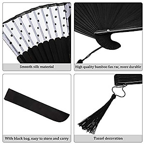 Hand Held Folding Fan Cat Folding Fan Cartoon Cute Cat Silk Fan Women Party Cat Fan with Store Bag for Wedding Dancing Church Gifts Home Decoration Hand Held Folding Fan Cat Folding Fan Cartoon Cute Cat Silk Fan Women Party Cat Fan with Store Bag for W