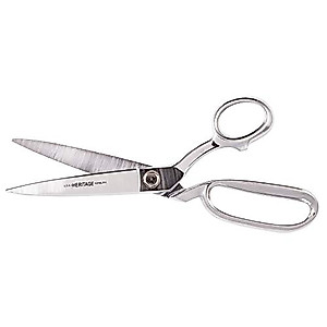 Klein Tools G210LRK Scissors, Bent Trimmer with Large Ring, Knife Edge, 11-Inch