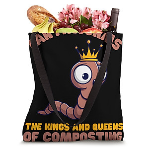 Earthworms The Kings and Queens of Composting Worm Farming Tote Bag