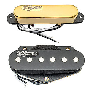 Wilkinson Low Gauss Nashville Sound Ceramic Guitar Single Coil Telecaster Pickups Set for Tele Style Electric Guitar
