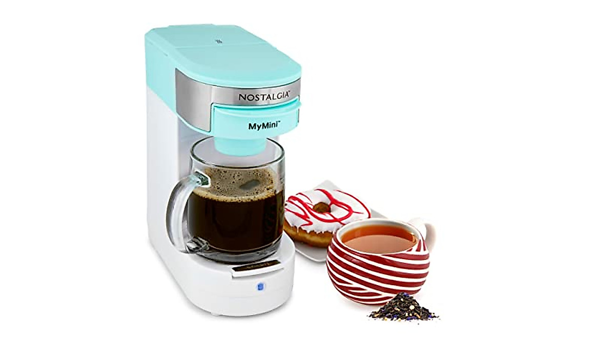 Nostalgia MyMini Coffee Maker - Brew K-Cups & More