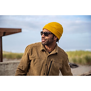 Suncloud Rambler Polarized Sunglasses – 100% UV Protection – Comfortable Fit, Trendy Design – for Men & Women – Blackened Tortoise + Polarized Brown Lenses