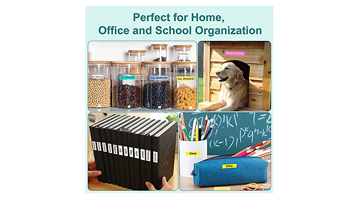 Labelife D210S Label Maker: Easy QWERTY for Home & Office