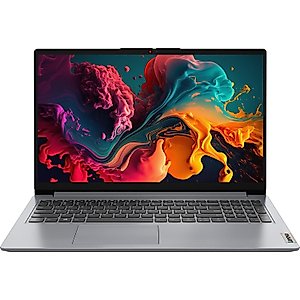 Lenovo 15.6" Laptop, IdeaPad 1, 15.6" HD Display, AMD Athlon Dual-core Processor, Wi-Fi 6 and Bluetooth 5.0, SD Card Reader, HDMI, Long Battery Life, Windows 11 Home in S Mode (20GB RAM | 1TB SSD)