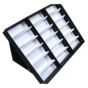 Sodynee® 18 Pcs Eyewear Sunglasses Jewelry Watches Display Storage Case Stand
