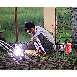 Mini Welding Machine 110V Plug, 225A Stick ARC Welder Machine IGBT Digital Smart VRD Hot Start with Wire、Tongs, Ground Wire, Clip, Mask and Gloves.fits Below 3.2mm Welding rods