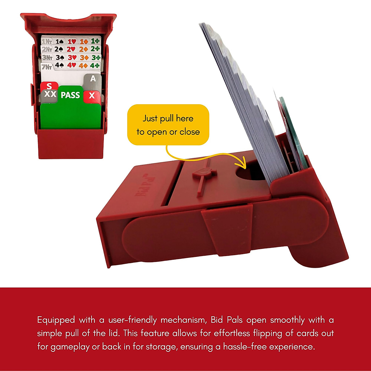 Baron Barclay Bid Pal – Bridge Bidding Devices for The Card Game Bridge – Set of 4