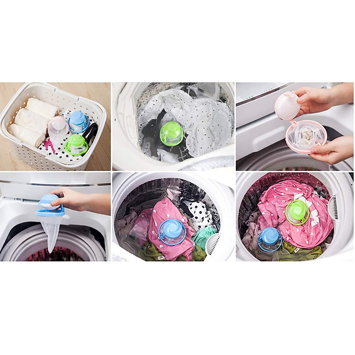 Toxz Washing Machine Hair Ball Depilator Suction Filter,Hair Ball Removal Tool,Suction Hair Remover,Polyeste and PP Material