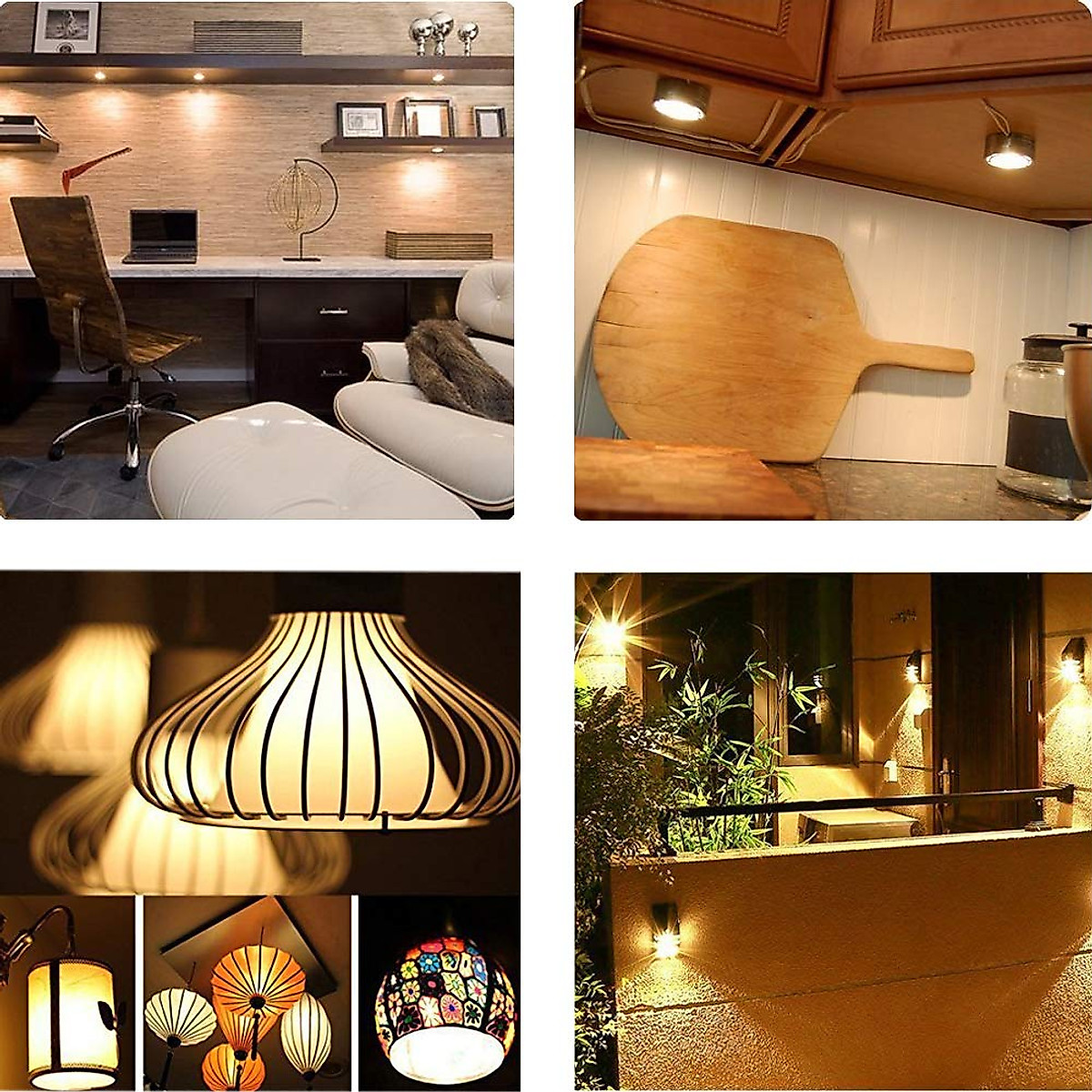 G8 LED Bulb Dimmable 3W Mini Thin Puck Light Bulbs Equivalent to 20W-25W T4 G8 Bi-Pin Base Halogen Bulb, 120V Warm White 3000K G8 Bulb for Under Counter Kitchen Lighting, Under Cabinet Light (8 Pack)