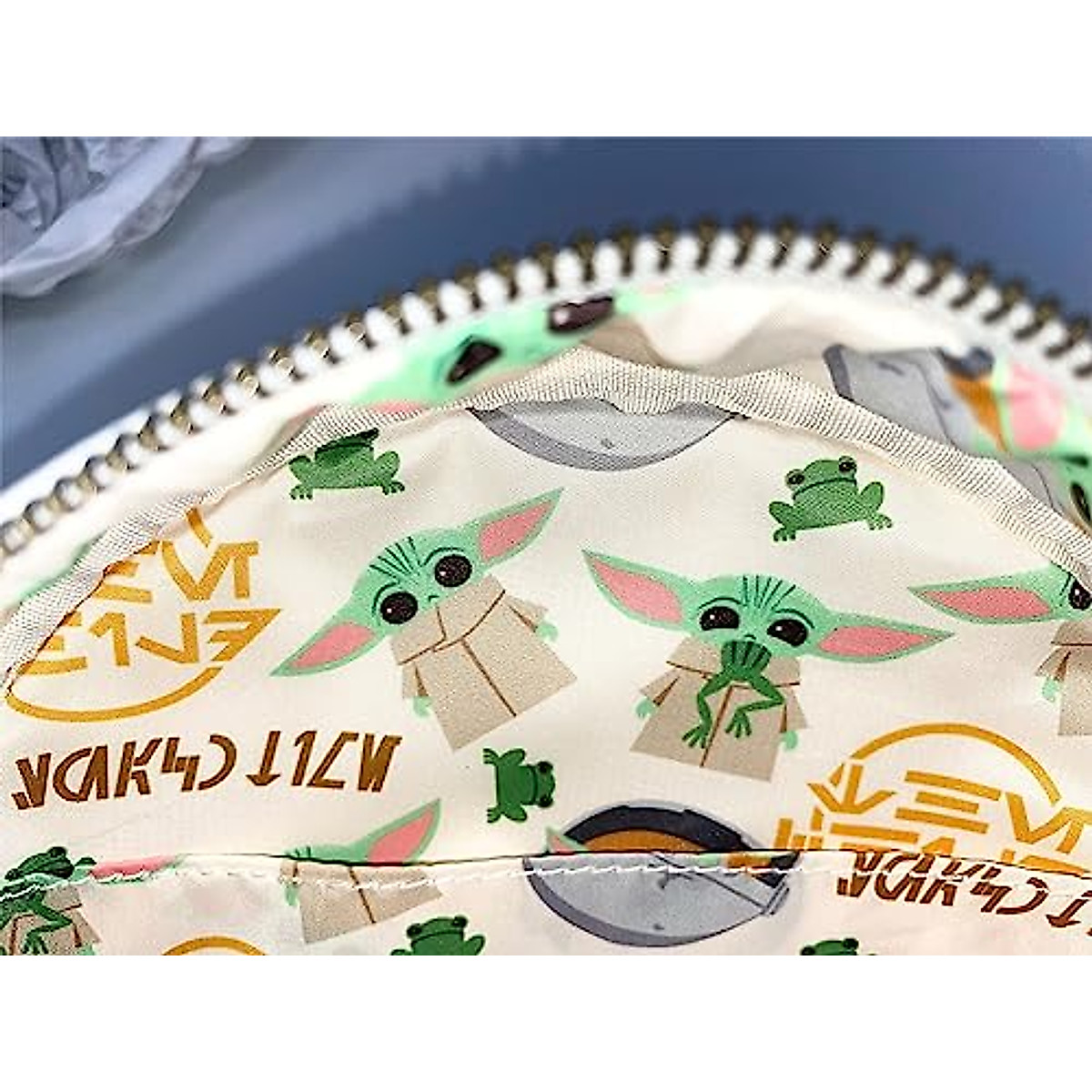 Loungefly Disney Star Wars Grogu Baby Yoda Cosplay Canteen Crossbody Satchel Handbag Purse