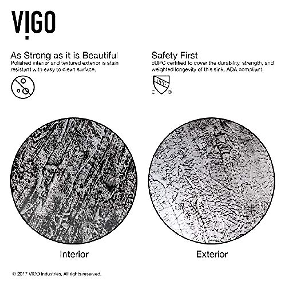 VIGO Titanium 16.5 inch Diameter Over the Counter Freestanding Matte Stone Round Vessel Bathroom Sink in Slate Grey - Sink for Bathroom VG07050