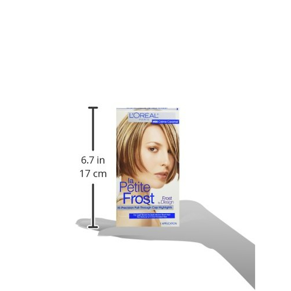 L'Oreal Paris Le Petite Frost Pull-Through Cap Highlights For Short Hair, H55 Creme Caramel