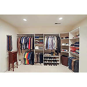 Juno WF6 REG SWW5 90CRI CP6 MW M2 Canless Wafer Recessed LED Downlight, Shallow Regressed Baffled Trim Style, 6-Inch, Matte White, 6-Pack