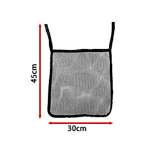 Alovexiong 2 Pack Portable Universal Multi Function Baby Stroller Hanging Bag, Accessory Mesh Organizer Net Bag, Food Storage Container Bag,Stroller Hanging Storage Net Bag,Toy Storage