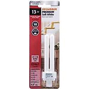 Sylvania 20942 - CF13DD/E/827/ECO/BL/1 Double Tube 4 Pin Base Compact Fluorescent Light Bulb