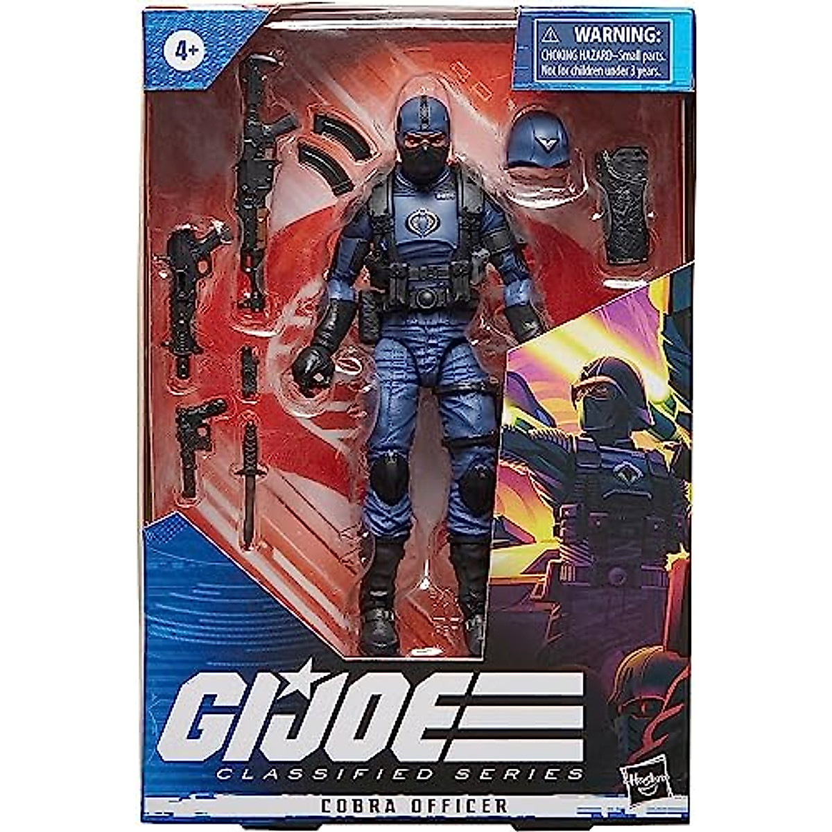 G.I. Joe Classified Series Cobra Officer Action Figure 37 Collectible Premium Toy with Multiple Accessories 6-Inch-Scale, Custom Package Art