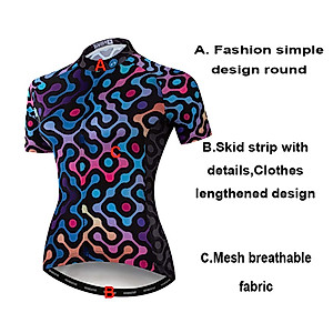 Cycling Jersey Women Short Sleeve Racing Sports MTB Bike Shirts Bicycle Clothing