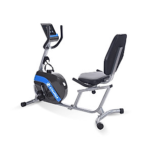 Stamina Recumbent Exercise Bike 345 - Exercise Bike with Smart Workout App - Recumbent Exercise Bike for Home Workout - Up to 300 lbs Weight Capacity