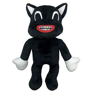 Cartoon Black Cat Plush Stuffed Toy, Soft Animal Cat Plush Toys Kids Birthday/Easter Day Ideas
