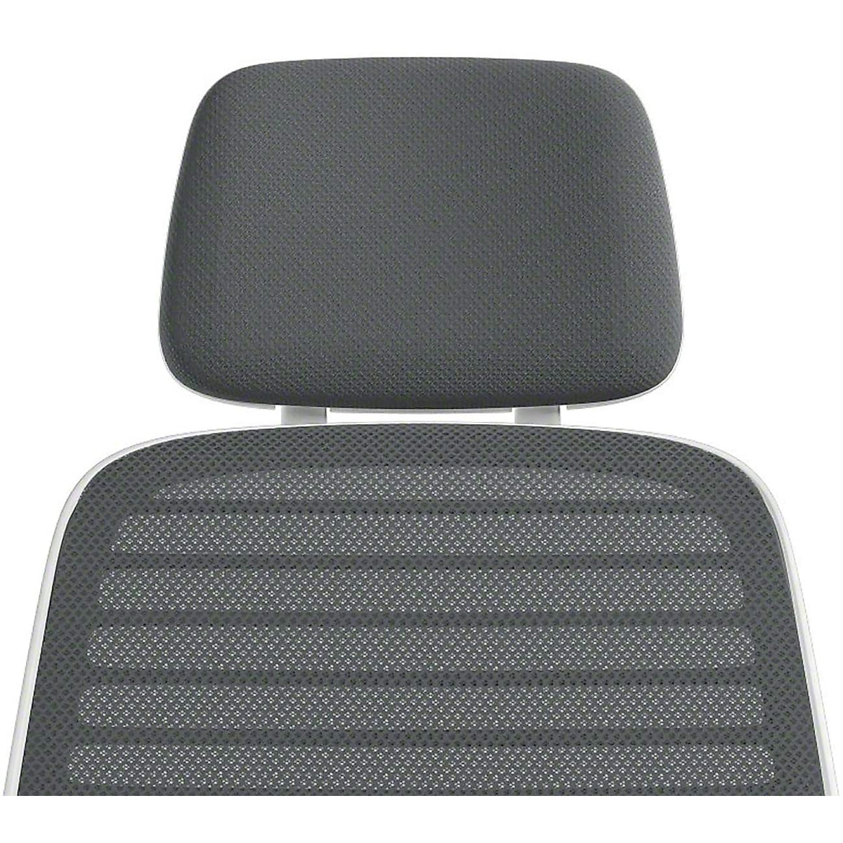 Steelcase Series 1 Headrest ONLY, Graphite Frame with 3D Microknit Fabric (Nickel)