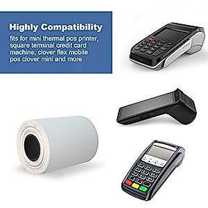 BESTEASY Thermal Receipt Paper, 3 1/8 x 230ft Pos Receipt Paper Rolls Cash Register Receipt Paper (10 Rolls)