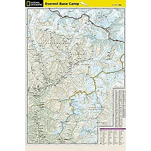 Everest Base Camp Map [Nepal] (National Geographic Adventure Map, 3001)