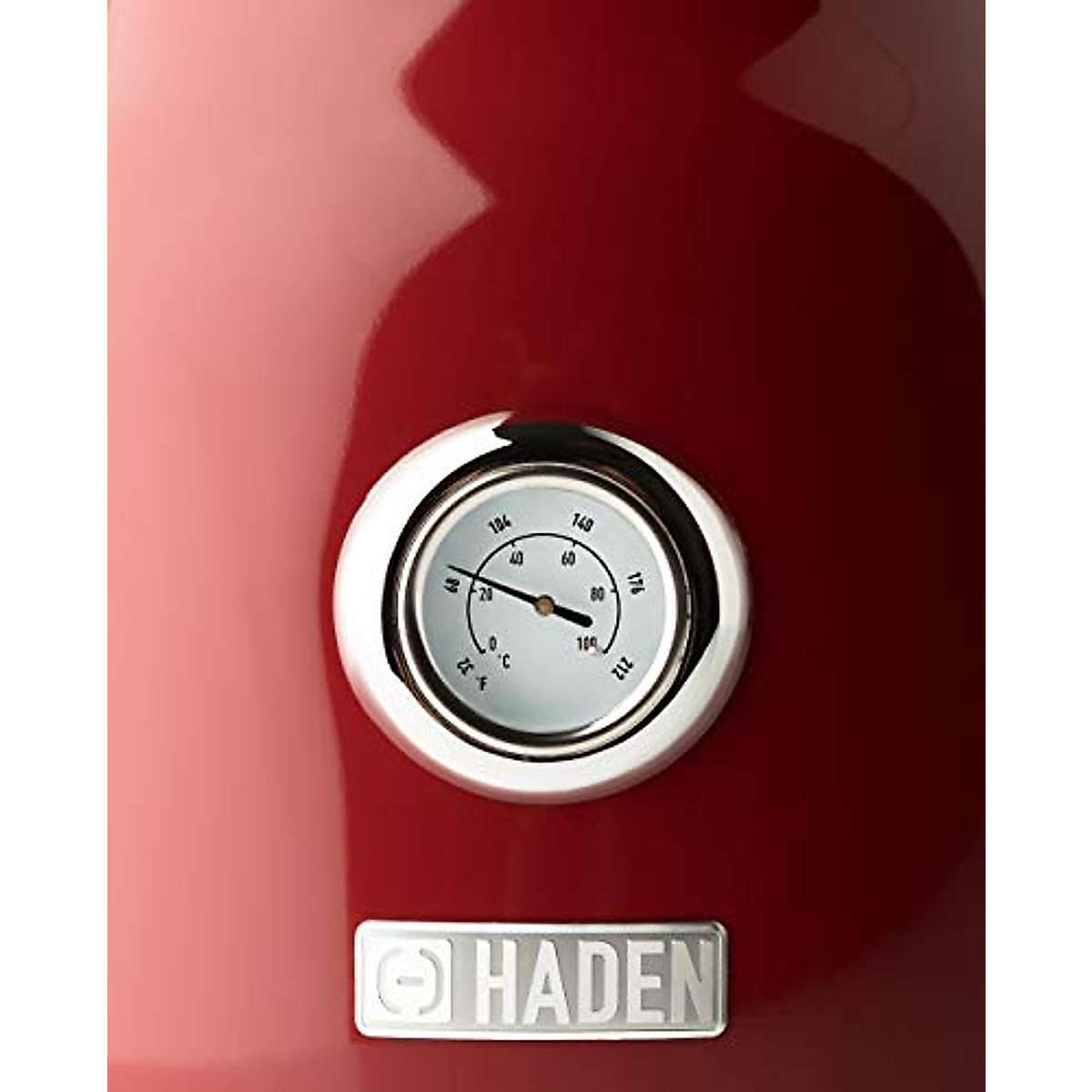 Haden Dorset Stainless Steel Electric Kettle - 1.7L (7 Cup) Tea Kettle with Auto Shut-Off and Boil-Dry Protection - Red