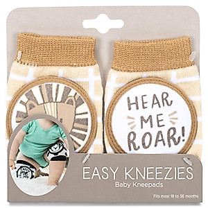 DEMDACO Hear Me Roar Lion Natural Brown One Size Fits Most Cotton Blend Infant Kneezies