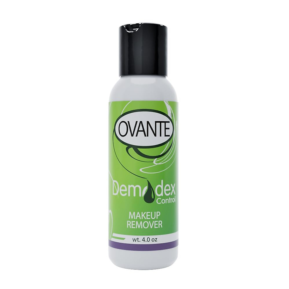 Ovante Demodex Mite Eliminating Face Wash & Make Up Remover With Tea Tree Oil For Human With Demodex Mite, Rosacea, Blepharitis, Itchy Eyelids & Lashes - 4.0 oz