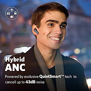 EarFun Air Pro 3 Noise Cancelling Wireless Earbuds, Qualcomm® aptX™ Adaptive Sound, 6 Mics CVC 8.0 ENC, Bluetooth 5.3 Earbuds, Multipoint Connection, 45H Playtime, App Customize EQ, Wireless Charging