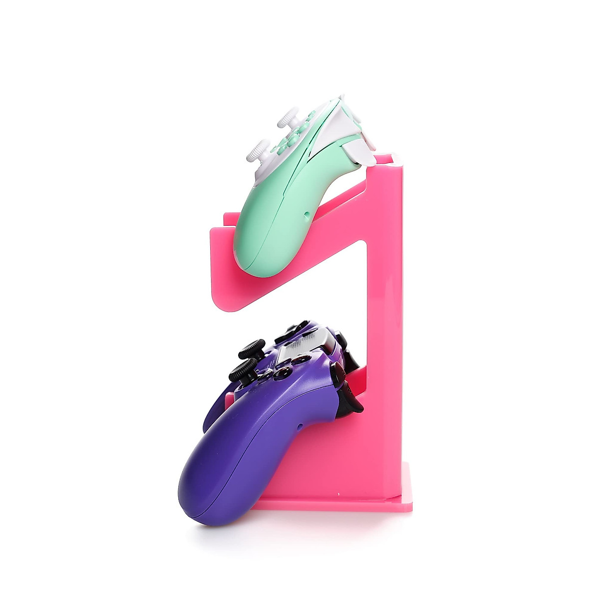 Aspens Design Controller Holder Pink, Universal Stand, Suitable for Almost All Controllers Cute Kawaii Gaming Accessories, Aesthetic Room Decor Bubblegum Pink