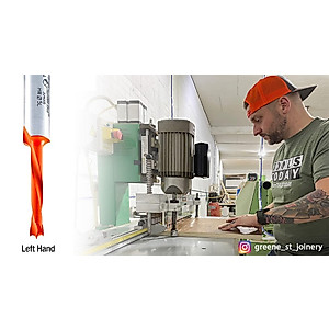 Amana Tool - HBM-102 3-Pc Hinge Boring 57 Long x 10mm Shank Carbide Tipped Bit Set