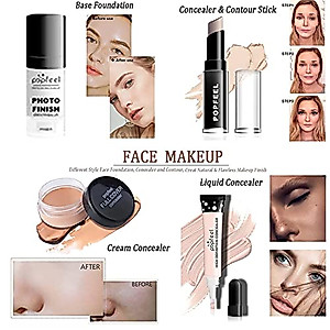 Melemando All In One Makeup Kit 27 Piece Makeup Kit for Women Full Kit, All in One Makeup Sets Include Eyebrow Eyeliner Eyeshadow Mascara Foundation Concealer Lip Gloss Lipstick Makeup Brush (MKit-03)