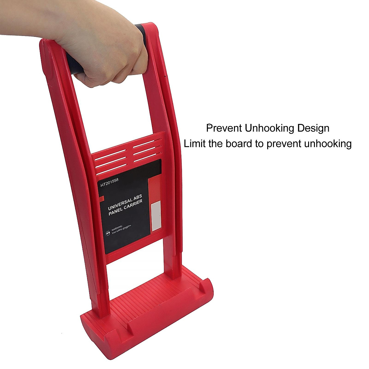 Drywall Carrier, 2 Pcs Panel Carrier, Plywood Lifting Tool, Panel Mover Plywood Carrier Heavy Duty Drywall Carrier Panel Mover Set 80KG Load Capacity (2 Pieces)