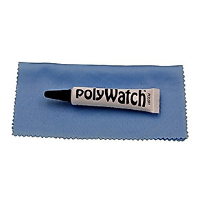 Polywatch Poly Watch Plastic Crystal Glass Polish & Scratch Remover Repair Tool With Yellow Cloth
