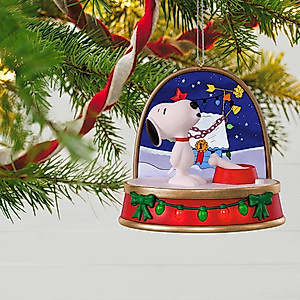 HMK Hallmark 2018 Keepsake A Charlie Brown Christmas Snoopy Ornament with Sound and Light